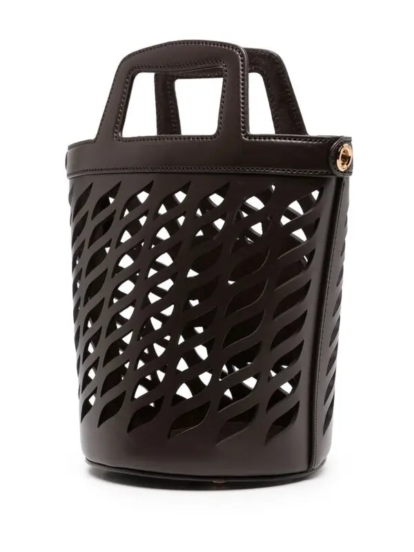 Etro Coffa Leather Bucket Bag - Brown