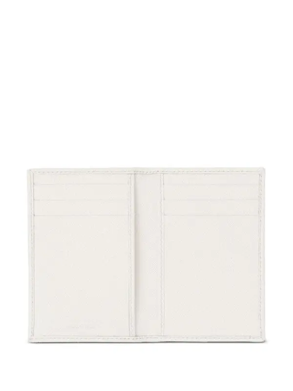 Prada Triangle-logo Leather Cardholder