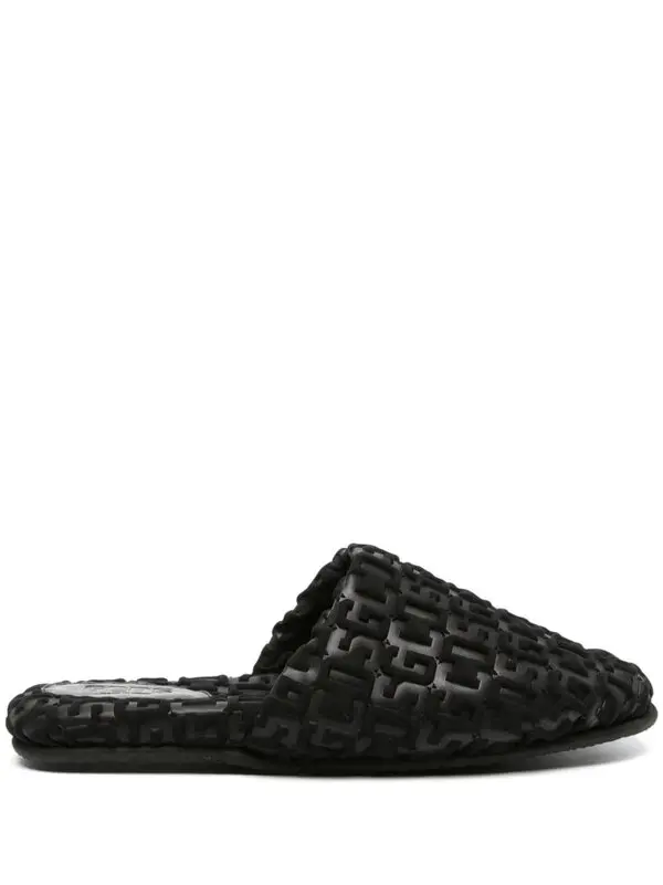Gcds Logo-embossed Monogram Slippers