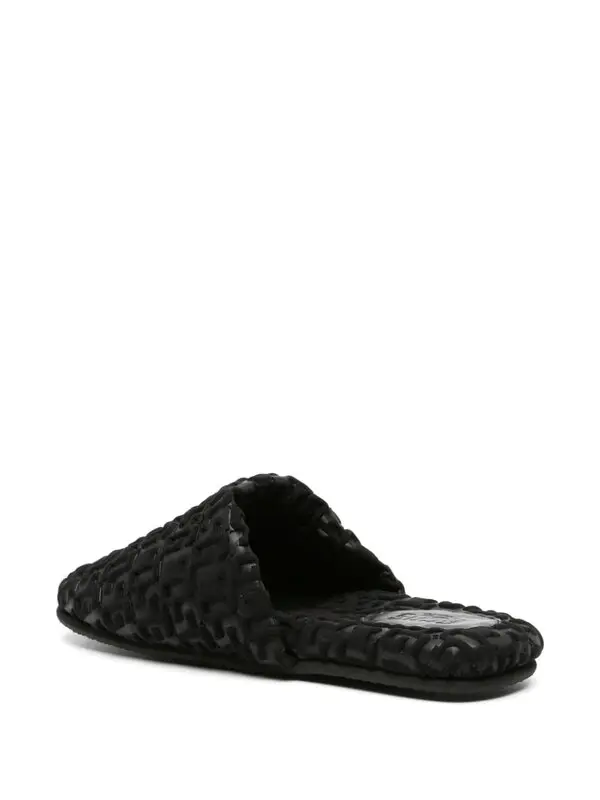 Gcds Logo-embossed Monogram Slippers
