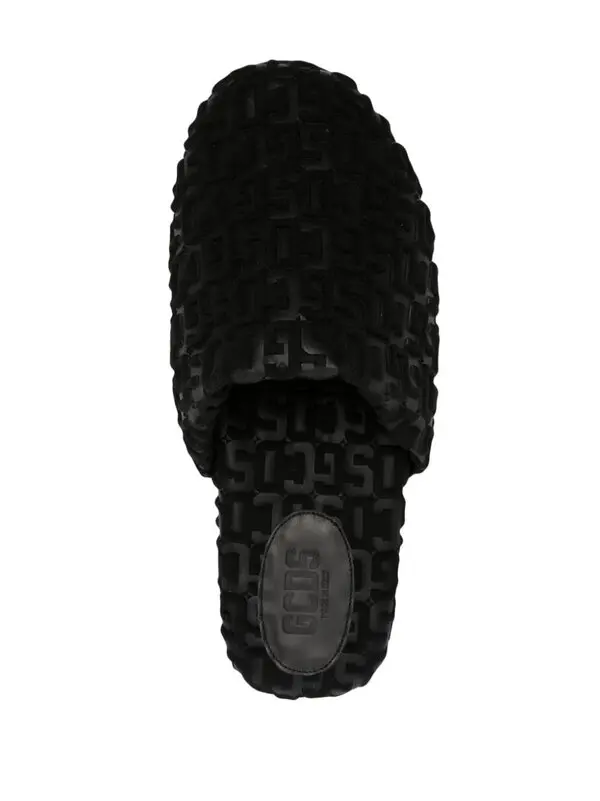 Gcds Logo-embossed Monogram Slippers