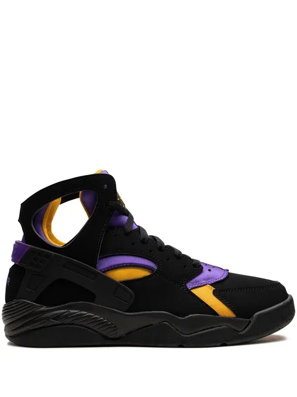 Nike Air Flight Huarache Lakers Away Sneakers - Black