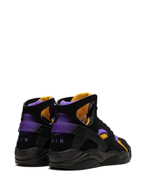 Nike Air Flight Huarache Lakers Away Sneakers - Black