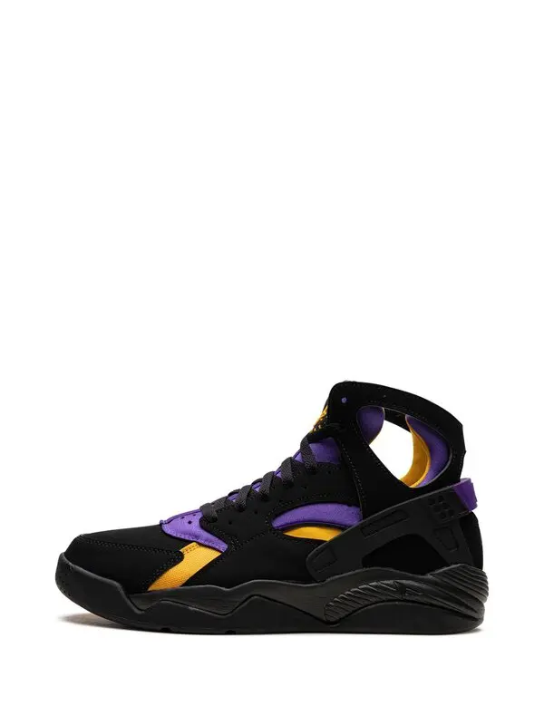 Nike Air Flight Huarache Lakers Away Sneakers - Black