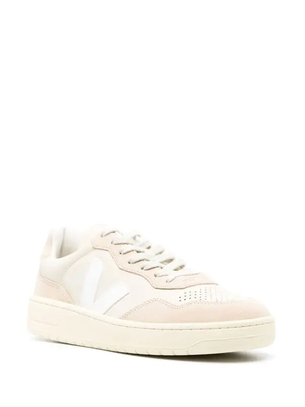 VEJA V-90 Panelled Low-top Sneakers - Neutrals