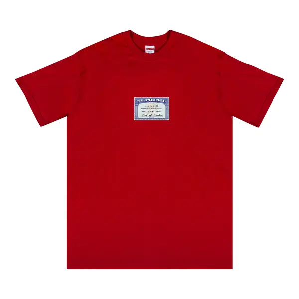 Supreme Social Tee - Red