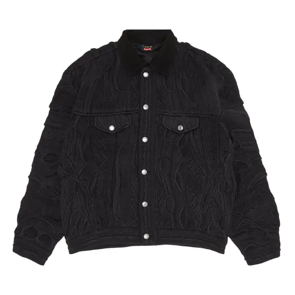 Supreme X Coogi Trucker Jacket - Black