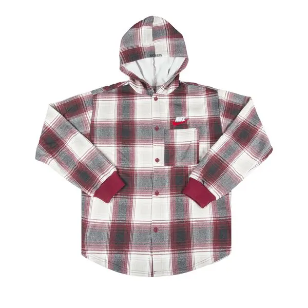 Supreme X Nike Plaid Hooded Sweatshirt - Multicolor | Editorialist