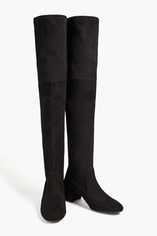 STUART WEITZMAN Odene 50 Suede Over-the-knee Boots