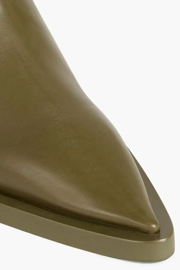 JIL SANDER Leather Slingback Pumps