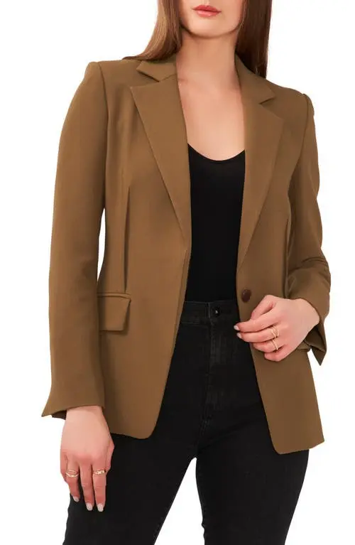 1.State One-button Blazer - Beech