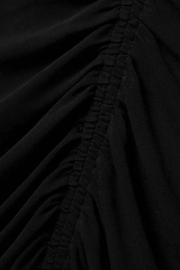 Givenchy Open-back Ruched Crepe Gown