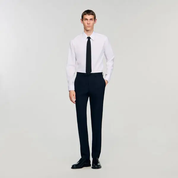 Sandro Wool Suit Trousers