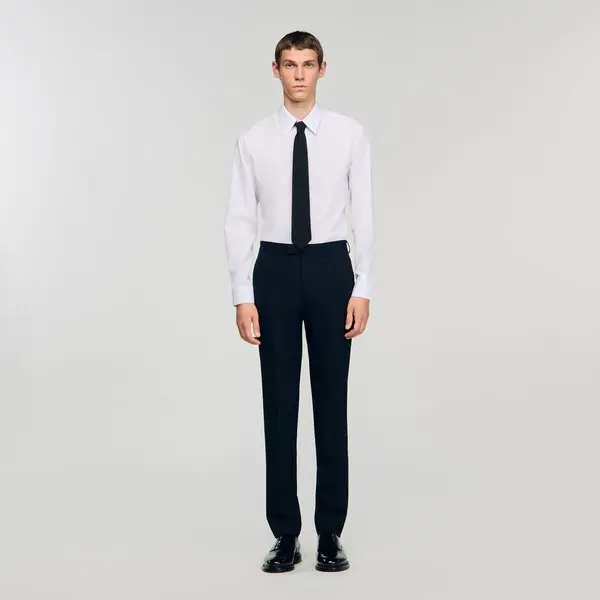 Sandro Wool Suit Trousers