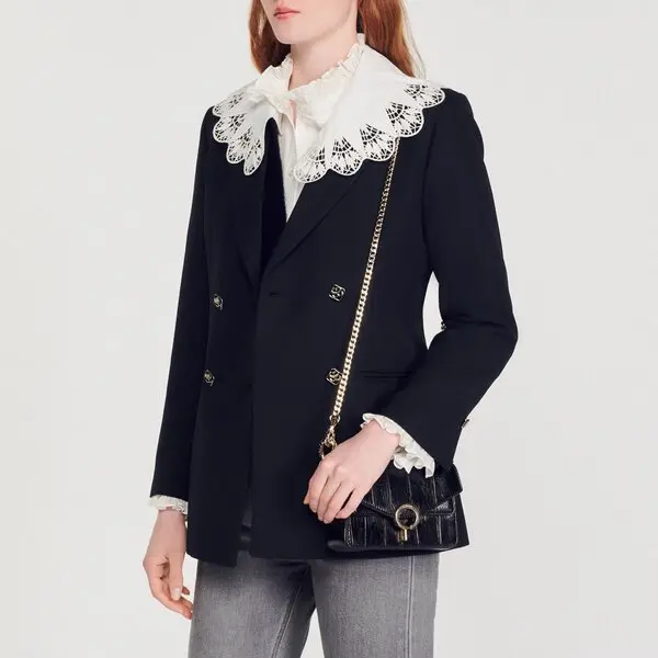 Sandro Tailored Double-breasted Blazer