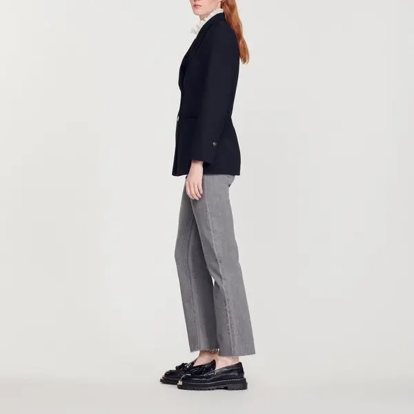 Sandro Tailored Double-breasted Blazer