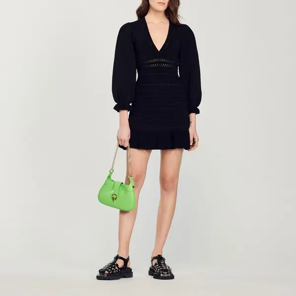 lace black bodycon dress Quinbie Lace Mini Dress | Black | Womens