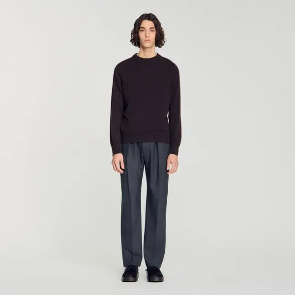 Sandro Cashmere Sweater - Chocolate