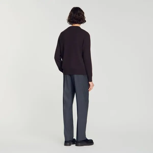 Sandro Cashmere Sweater - Chocolate