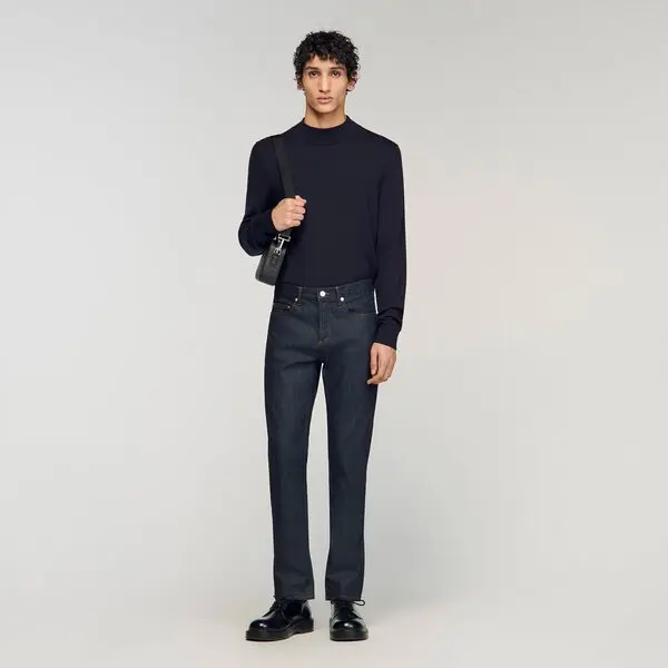 Sandro Slim-fit Raw Jeans - Raw-denim