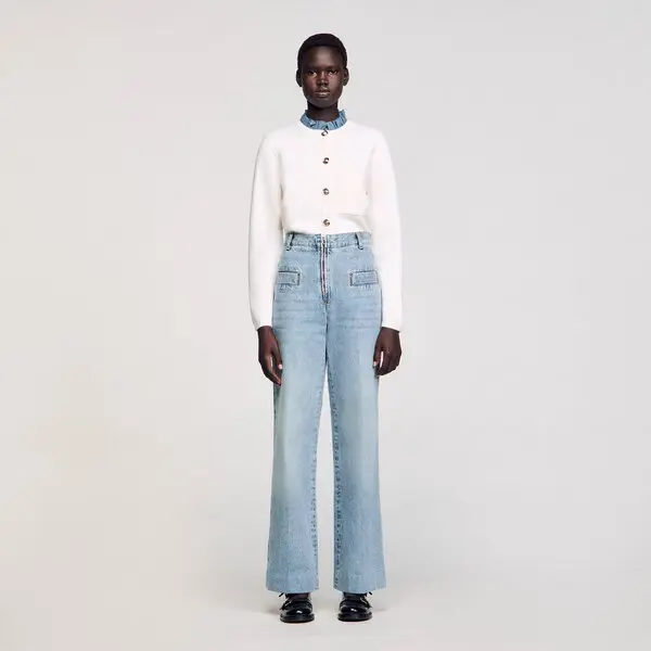 Sandro Wide-leg Jeans