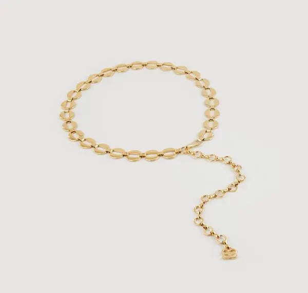 Sandro Embellished Chain Belt