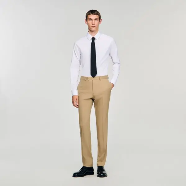 Sandro Wool Suit Trousers