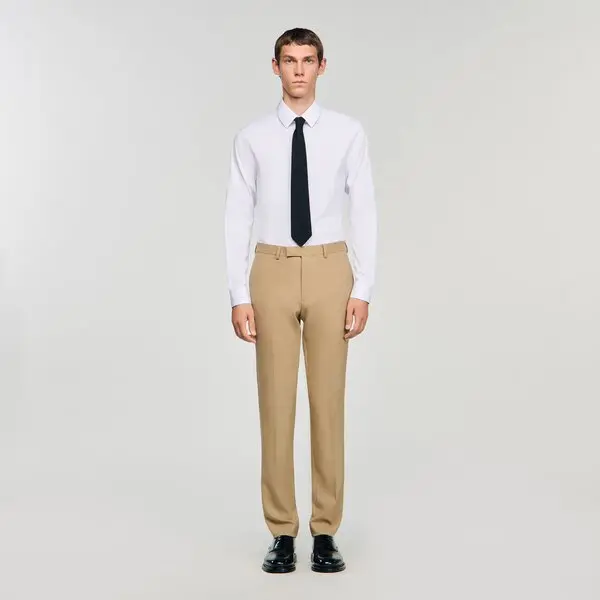 Sandro Wool Suit Trousers