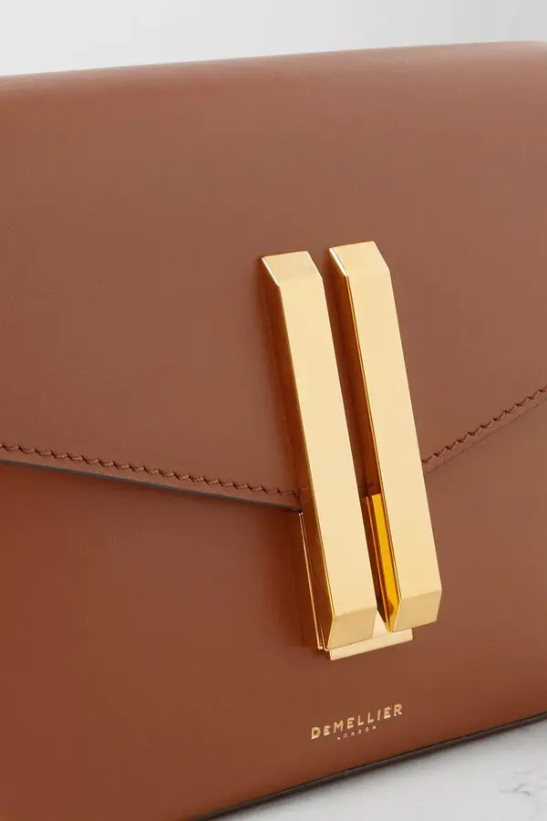 DEMELLIER Vancouver Small Leather Shoulder Bag