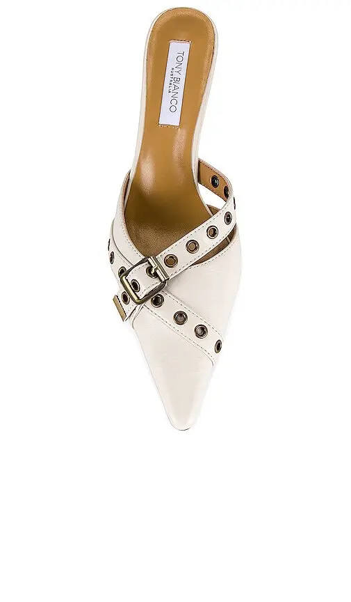 TONY BIANCO Savoir Mule With Buckled Strap
