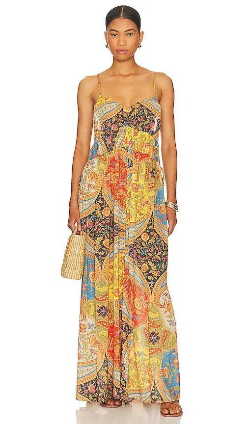 SPELL Belladonna Jumpsuit In Yellow