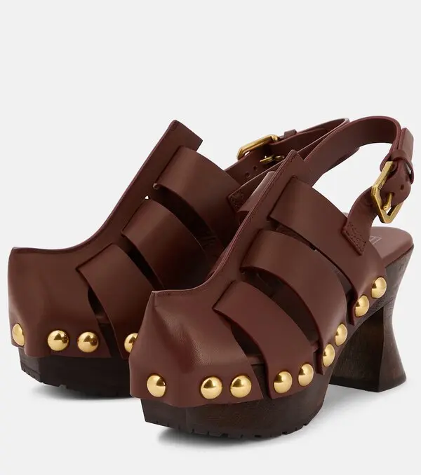 Etro Leather Clogs