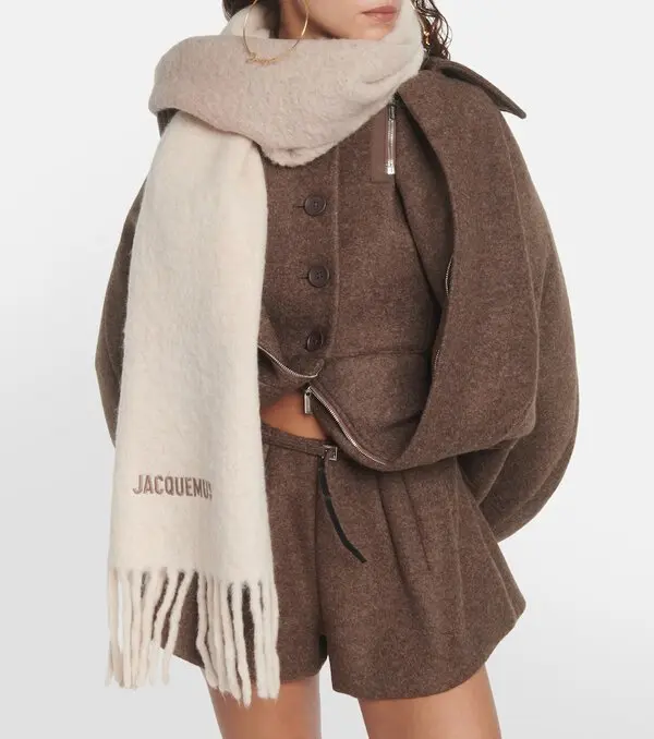 Jacquemus L'écharpe Moisson Alpaca-blend Scarf