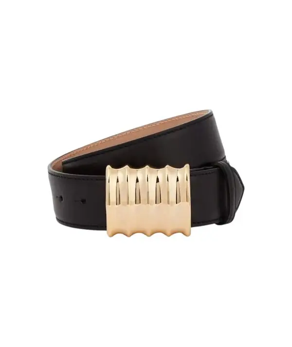 Khaite Julius Leather Belt - Black