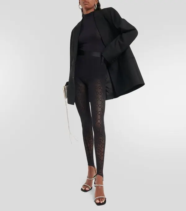Wolford X Simkhai Intricate Sheer Leggings
