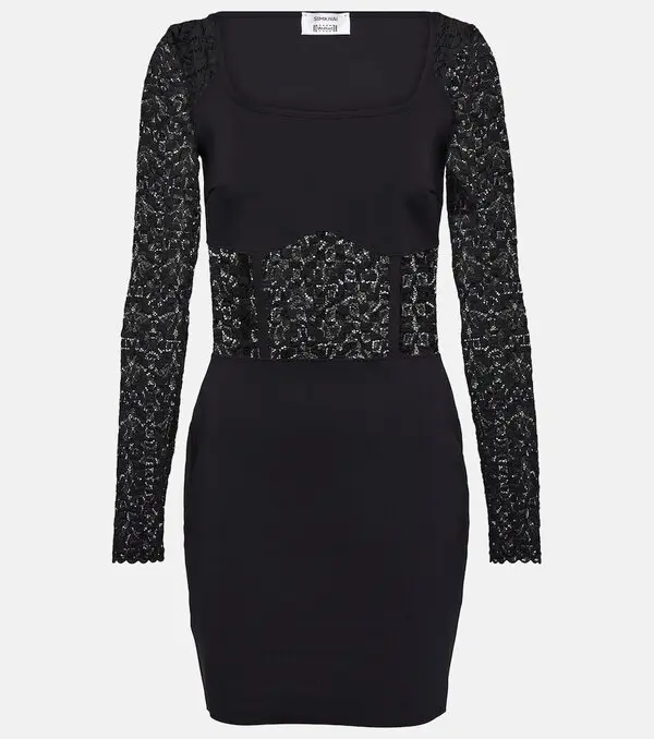 Wolford X Simkhai Intricate Pattern Minidress