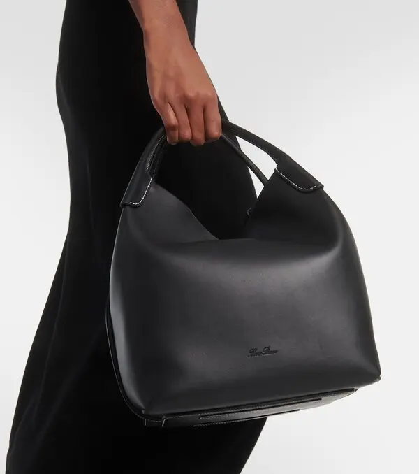 Loro Piana Bale Large Tote - Black
