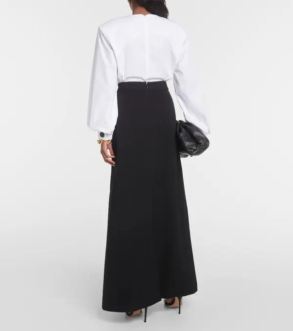 TOD'S Maxi Wool Skirt