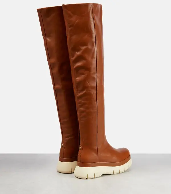 Isabel Marant Étoile Malyx Leather Over-the-knee Boots
