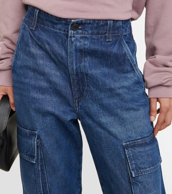 Citizens Of Humanity Delena Mid-rise Wide-leg Cargo Jeans