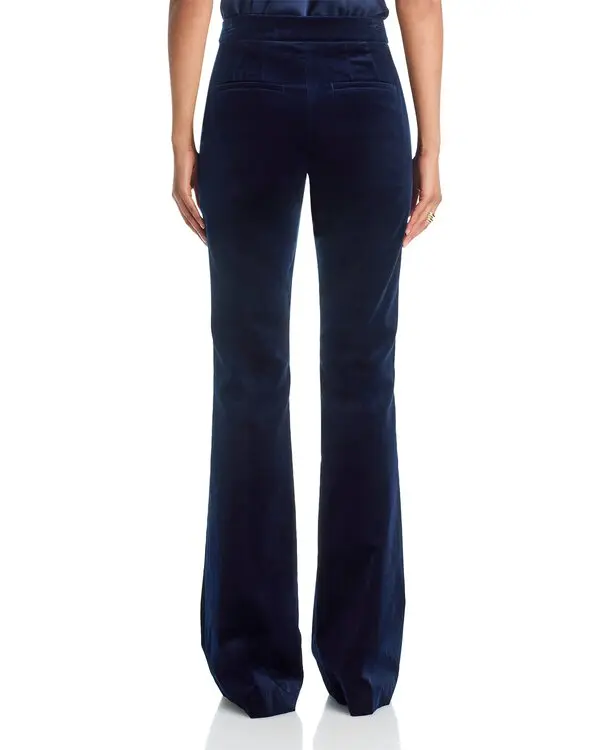 A.L.C. Sophie Ii Cotton Blend Bootcut Pants - Navy