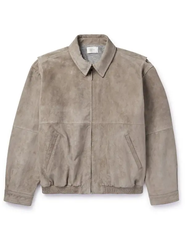 The Row Ronan suede レザージャケット Ronan Jacket Brown in Leather – The Row