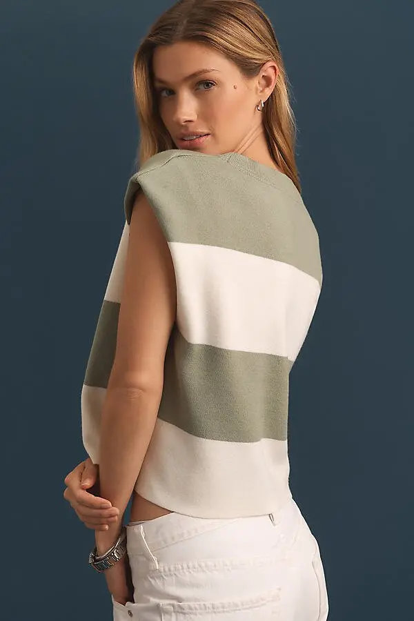 Maeve The Noah Muscle Tank Sweater Top