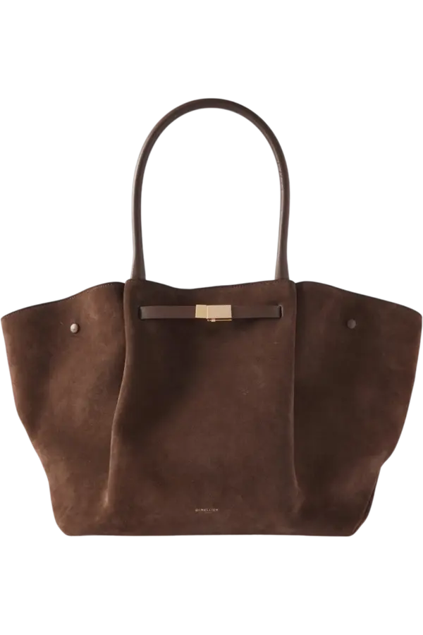 DEMELLIER Suede Tote - Brown