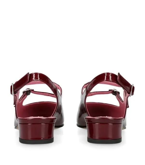 CAREL Patent Slingback Mary Jane Flats