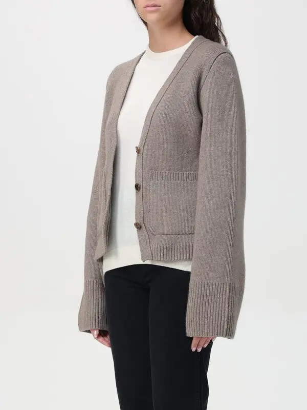 Khaite Cardigan Sweater - Grey