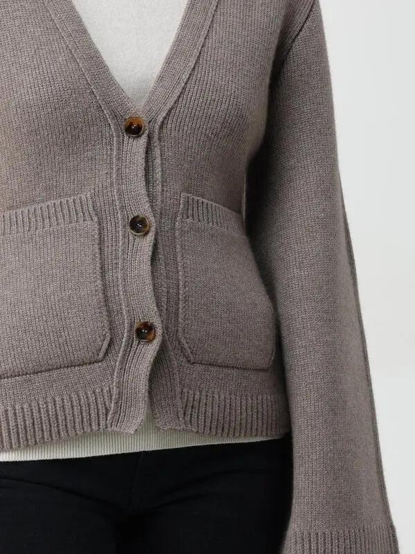 Khaite Cardigan Sweater - Grey