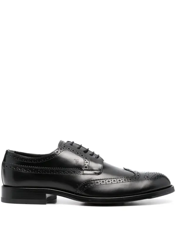 TOD'S Polished-finish Lace-up Brogues