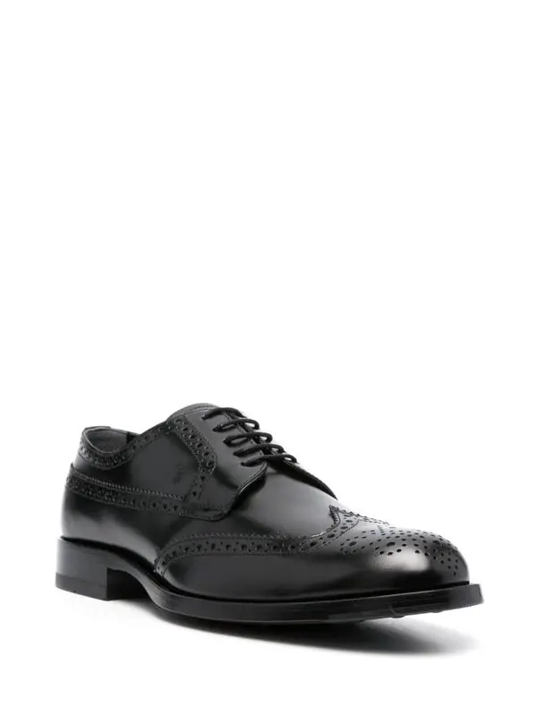 TOD'S Polished-finish Lace-up Brogues