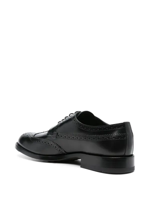 TOD'S Polished-finish Lace-up Brogues